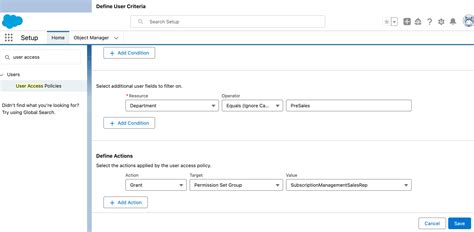 Automating User Access Via User Access Policies In Salesforce