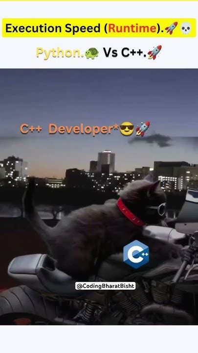 Python Vs C Run Time Speed 😎😎 Coding Programming Dsa Shorts
