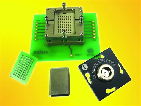 Bga Test Socket Features Precise Ball To Pin Alignment Electronic