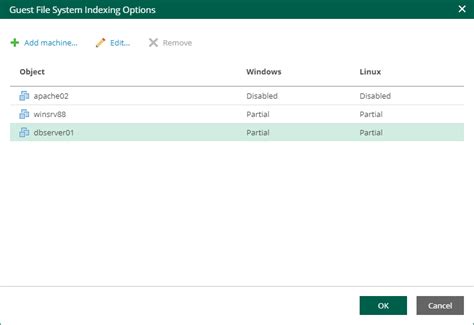 Guest Os File Indexing Veeam Backup Enterprise Manager Guide