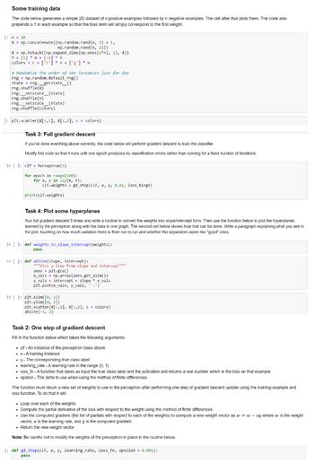 Answered Some Training Data The Code Below Generates A Simple 2d Dataset Of N Positive Examples