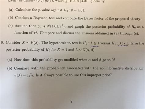Solved Can Someone Help With This Bayesian Problem Consider Chegg