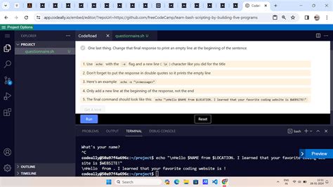 Stuck At Learn Bash By Building 5 Projects The Freecodecamp Forum