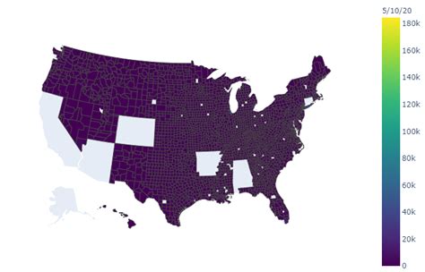 Python Plotly Express Choropleth Usa Counties Map Fails To Render
