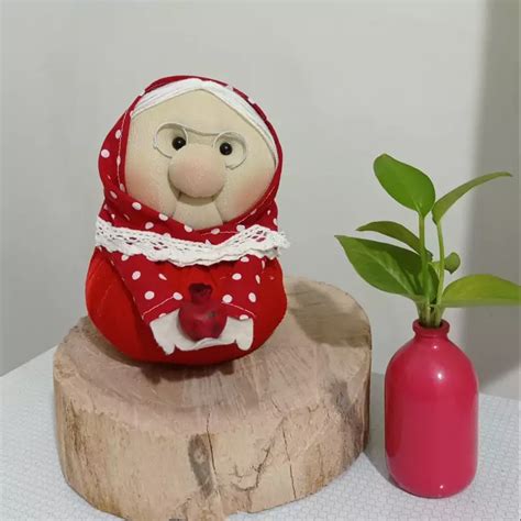 خرید و قیمت عروسک ننه سرما یلدایی عینک دار از غرفه عروسکسازی سلوا