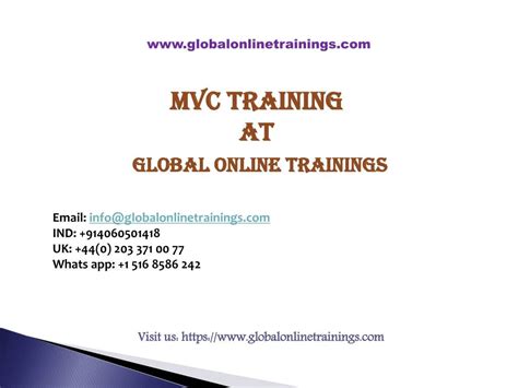 PPT Best Online MVC Ppt PowerPoint Presentation Free Download ID
