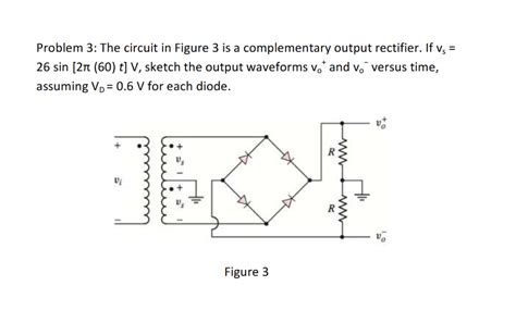 solved the circuit in figure 3 is a complementary output