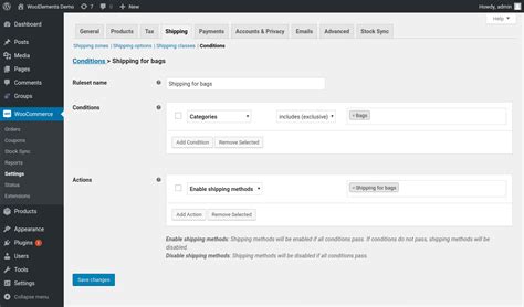 WooCommerce Conditional Shipping Pro WP Trio