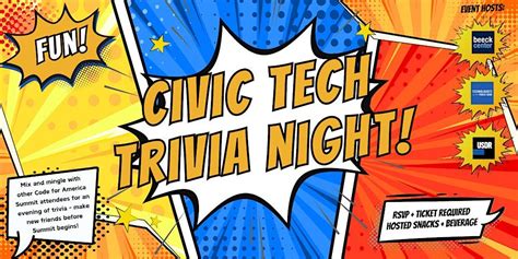 Kirsten Wyatt On Linkedin Civic Tech Trivia Night