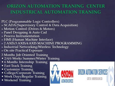 Plc Automation Training Service In India Plc Automation Training Service In India