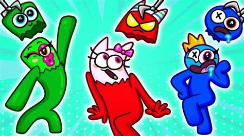 کارتون خانواده آووکادو با داستان دوستان رنگین کمانی