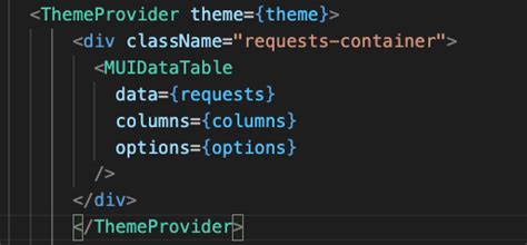 Javascript You Are Providing A Function Without A Theme In The