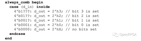 数字硬件建模systemverilog 组合逻辑建模（4）组合逻辑决策优先级 Csdn博客