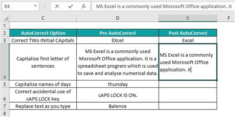 Autocorrect In Excel Examples Turn Off How To Enable And Use