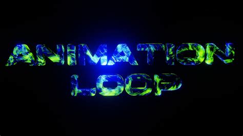 animation loop with procedural shader nodes finished projects