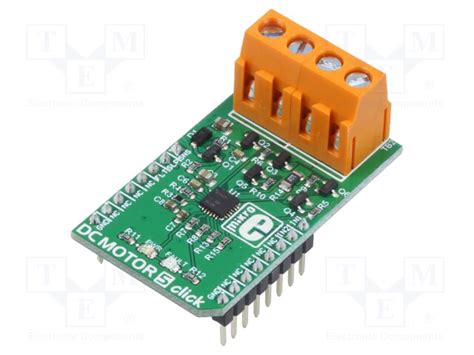 Dc Motor 5 Click Mikroe Click Board Prototype Board Comp Drv8701