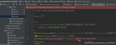 Springboot 之从配置文件读取值到对象中configurationproperties 如何获取 嵌套对象 的属性值 Csdn博客