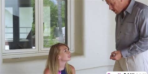 Horny Pervert Fucks Young Blonde Iggy Amore In Multiple Positions