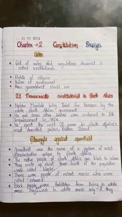 Ncert Class 9 Civics Book Chapter 2 The Constitution Design Notes Youtube