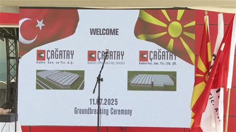 Инвестиција вредна 6 милиони евра поставен камен темелник на новата фабрика на „Чагатај Кабло