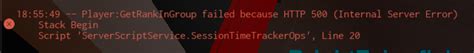 500 Internal Server Error Scripting Support Developer Forum