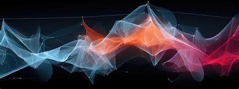 Premium Photo Abstract Background With Lines And Dots Connect Created With Generative Ai