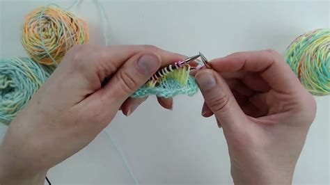 Узор спицами Ромбы идеален для пряжи ручного окрашивания Youtube