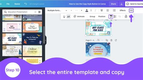 How To Use The Copy Style Button In Canva Paint Brush Blogging Guide