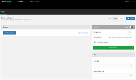Laravel Twill First Module