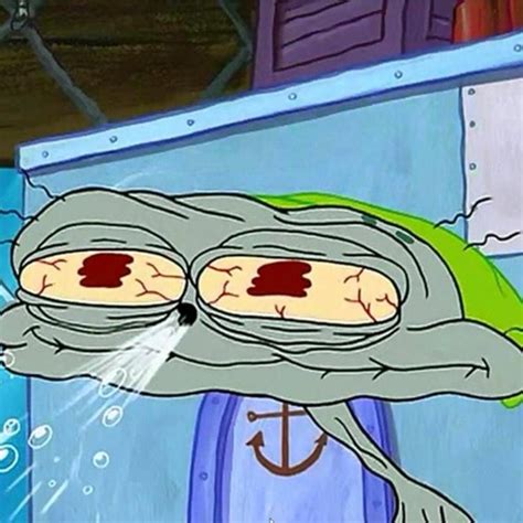 Exhausted Squidward