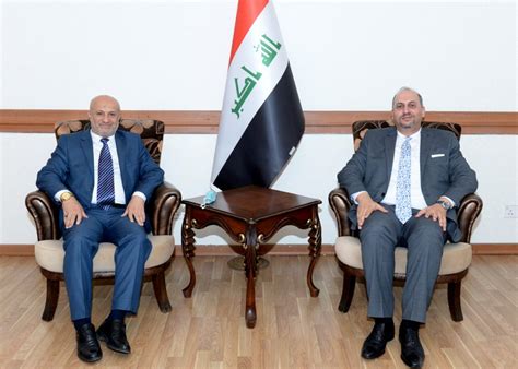 رئيس دائرة حقوق الإنسان يلتقي عضو المفوضية العليا لحقوق الإنسان في