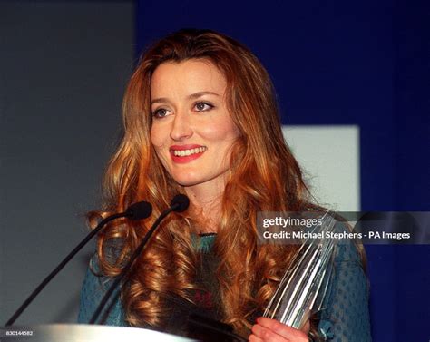 Actress Natascha Mcelhone Who Was Nominated For Best British Actress