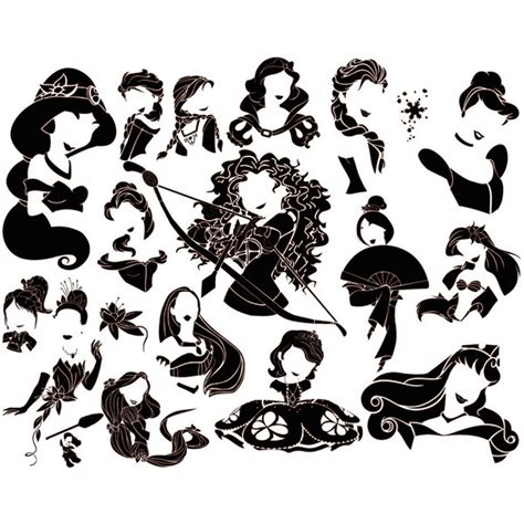 Disney Belle Silhouettes