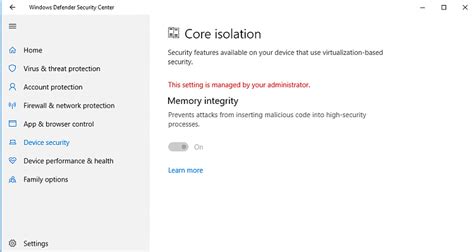 Turn On Or Off Core Isolation Memory Integrity In Windows 10 Page 5