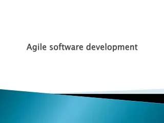 PPT Agile Software Development PowerPoint Presentation Free Download ID 626707