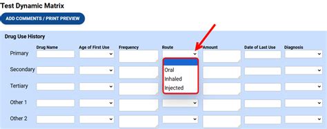 templates dynamic matrix field type kipu health