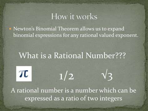 PPT Binomial Theorem And Negative Exponentials PowerPoint Presentation ID