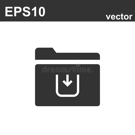 Folder Icon In Trendy Flat Style Stock Vector Illustration Of Folder Vector 162700387