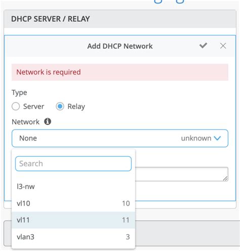 Dhcp Serverrelay Configuration For Managed Switch Mist