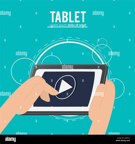 Tablet Device Technology Design Stock Vector Image And Art Alamy