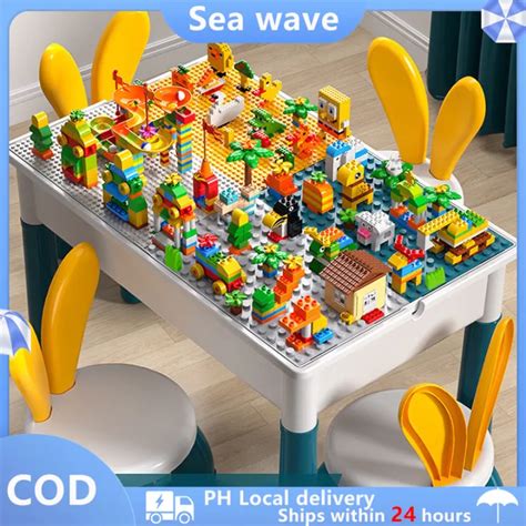 Xm Building Blocks Table Set With 502pcs Blocks Table Build And Play