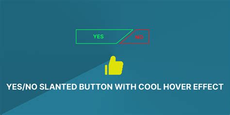 Yesno Slanted Button With Cool Hover Effect Figma Community