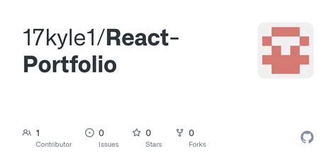 Github 17kyle1react Portfolio