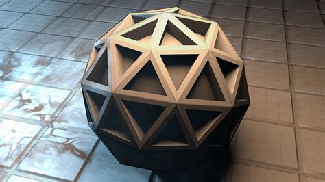 3d Strange Tech Sphere Model Turbosquid 2084098