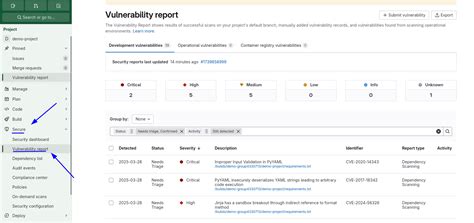 Gitlab Dependency Scanning Safedep Documentation