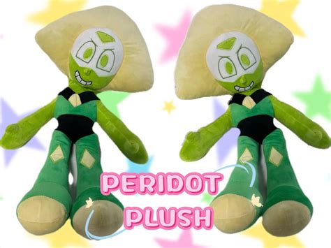 Steven Universe Peridot Plush Doll Handmade Gem Cotton Toy Collectible Gift For Fans Etsy