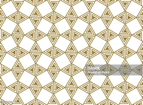 정사각형과 금색 기하학적 삼각형이 있는 매끄러운 타일 패턴 0명에 대한 스톡 벡터 아트 및 기타 이미지 0명 3차원 형태 그래픽 프린트 Istock