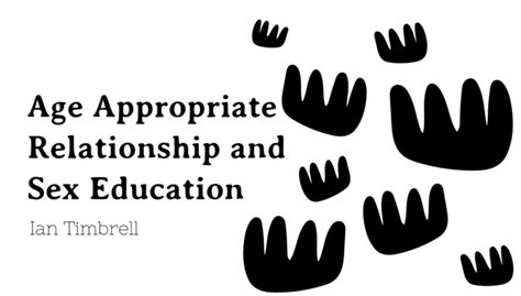 Age Appropriate Relationship And Sex Education Myatt And Co
