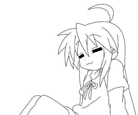 Strikingly Design Ideas How To Draw Lucky Star Characters Konata Izumi