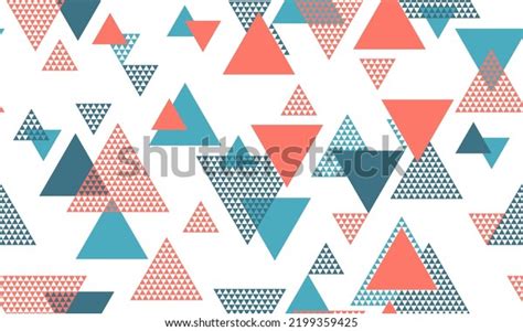 Random Triangle Shapes Seamless Pattern Vector Stock Vector Royalty Free 2199359425 Shutterstock
